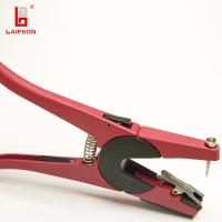 China Universal Red Aluminium Cattle Tag Applicator , Sheep Tag Applicator For 2 Piece Tags for sale