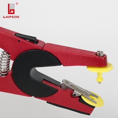 China Animal Husbandry Ranch SS Ear Tag Applicator Durable Easy Apply For Pig Sheep Cattle for sale