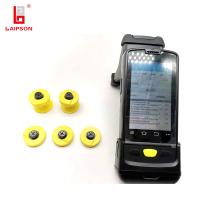 China 30mm Tamperproof Rfid Uhf Animal Ear Tags Pig Sheep Cattle With 3 Meters for sale