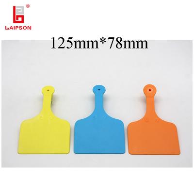 China 125MM OEM Livestock Ear Tags For Managing Farms for sale