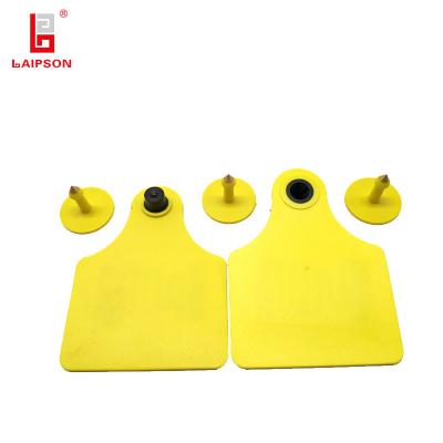 China Max 100mm 75mm 6m ID Tracking Rfid Uhf Ear Tag for sale