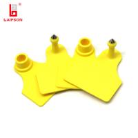 China 50mm X 42mm Plastic ROHS Animal Identification Tags for sale