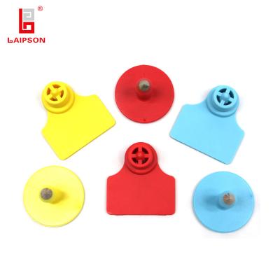 China ISO14001 34*32mm Pig Ear Tags For Livestock Ranch Management for sale
