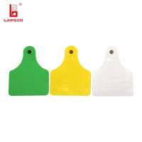China BASF TPU Medium Cattle Ear Tags Husbandry Animal Ear Tag For Bull And Dairy for sale