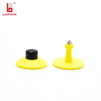 China 28mm Round Tpu Tamperproof Livestock Ear Tag For Swine Goat Laser Printing for sale