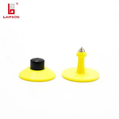 China 28mm Round Tpu Tamperproof Livestock Ear Tag For Swine Goat Laser Printing for sale