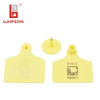 China 62mm Medium Tpu Cow Cattle Ear Tags For Animal Husbandry Management for sale