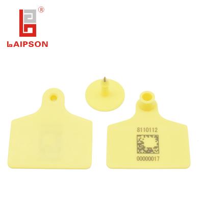 China 62mm Medium Tpu Cow Cattle Ear Tags For Animal Husbandry Management for sale
