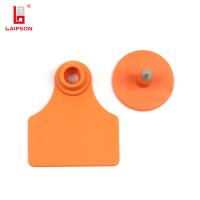 China Livestock Identification ISO9001 Pig Ear Tags Tpu Laser Printing Visible 48mm*41mm for sale