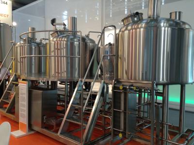 China Semi Automatic 500L Small Microbrewery Machine For Brewpub Or Restaurant for sale