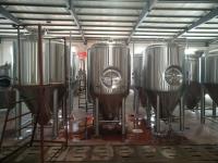 China 2400l jacketed fermentatio tank for craft beer fermentation tank stainless steel 304 tank unitank with carbonation stone for sale