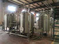China direct-fire heating brewhouse stainless steel 7BBL Beer brewhouse for pub beer brewing equipment for sale