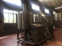 China 1000l brewhouse brewery equipment direct-fire heating brewhouse stainless steel brewing equipment for sale