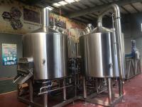 China 1000l brewhouse brewery equipment direct-fire heating brewhouse stainless steel brewing equipment for sale
