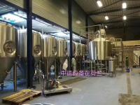 China 10Bbl Large Scale Brewing Equipment With Fermentation Tank Steam Heating for sale