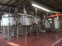 China 10Bbl Large Scale Brewing Equipment With Fermentation Tank Steam Heating for sale