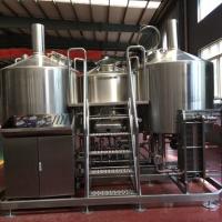 China Vertical Industrial Brewing Equipment SS304 Fermentation Tanks Beer Mash Tun for sale