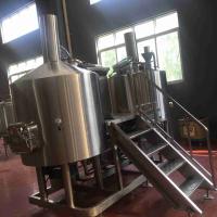 China Steam Turnkey Brewery Equipment Beer Brewing Fermenter 15bbl 20bbl 50bbl for sale
