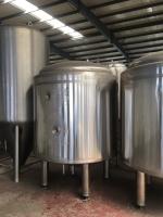 China 380V 220V Stainless Steel Conical Tank Jacketed Conical Fermenter Glycol Cooling for sale