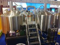 China SUS 304 Craft Beer Brewing Equipment 1000L Brewing System With ISO CE Certificated for sale