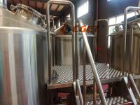 China SUS 304 Craft Beer Brewing Equipment 1000L Brewing System With ISO CE Certificated for sale