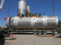 China Vertical Jacketed Fermentation Tank Conical Beer Fermenter CGET100 000L for sale