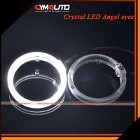 China 12V RGB Angel Eyes DRL LED Halo Rings 65mm 52.5mm Retrofit Headlights Crystal for sale