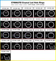 China 80mm LED Angel Eyes 2.5 Inch 3.0 Inch Auto Headlight Halo Rings 12V Universal for sale