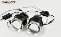 China 3 Inch Bi Xenon Fog Light 3000K 5000K 6500K 12V 24V 45W LED Fog Lamp Projector for sale