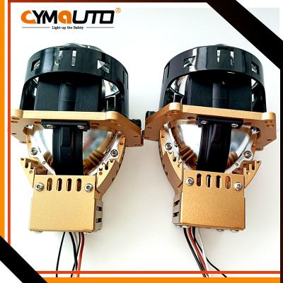 China 3 Inch 60W 68W 6000K Laser Bi LED Projector Lens Car Headlight Universal 12V for sale