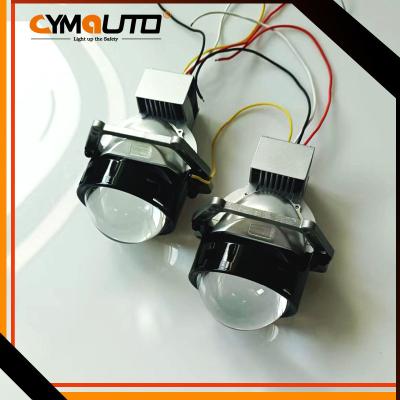 China 66W 3.0 Inch Bi LED Projector Lens Car Headlight Bulb 6500K 50000Hrs for sale