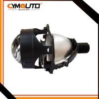 China 2.5 Inch Bi Xenon Projector Lens Kit 55W 35W Ballast Double Angle Eyes 6000K for sale