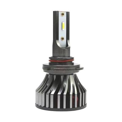China H4 H7 LED Headlight Bulb 50W 6500K 4600LM CSP Chip Turbo Cooling Fan for sale