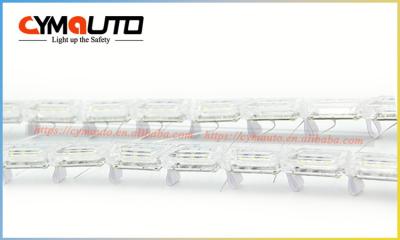 China Car LED Daytime Running Lights Strip 12V / 24V With Trapezoid Start Headlight for sale