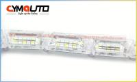 China Car LED Daytime Running Lights Strip 12V / 24V With Trapezoid Start Headlight for sale
