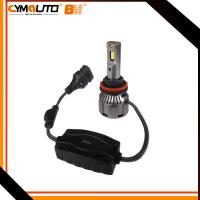 China OEM LED Headlight Bulbs 6500K 75W Double Bearing Fan for H1 H3 H7 H11 9005 9006 for sale