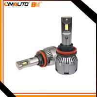 China OEM LED Headlight Bulbs 6500K 75W Double Bearing Fan for H1 H3 H7 H11 9005 9006 for sale