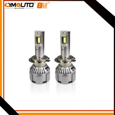 China OEM LED Headlight Bulbs 6500K 75W Double Bearing Fan for H1 H3 H7 H11 9005 9006 for sale