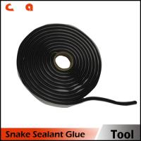 China Butyl Headlight Sealant Tape 30mm Black Windscreen Sealant Glue for Automotive Gap Sealing for sale