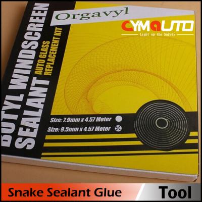 China Butyl Headlight Sealant Tape 30mm Black Windscreen Sealant Glue for Automotive Gap Sealing for sale