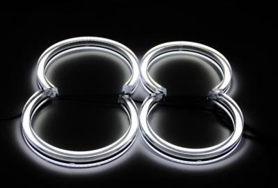 China 12-24V Semi-Circle COB LED Angel Eyes Headlight Halo Ring for BMW E36 E39 E38 E43 129mm for sale