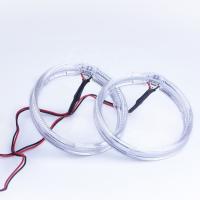 China Crystal LED Angel Eyes Halo Rings DRL Headlights 12V 118.5mm Car Accessories for sale