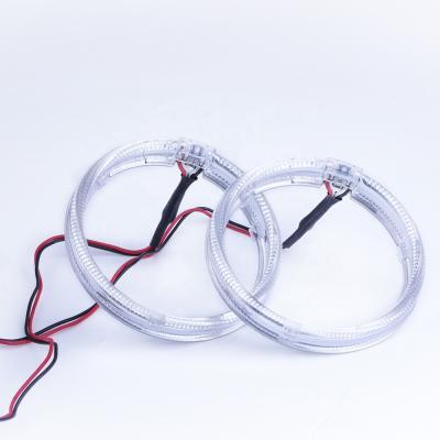 China Crystal LED Angel Eyes Halo Rings DRL Headlights 12V 118.5mm Car Accessories for sale