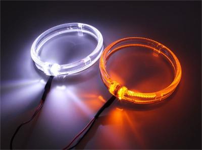 China ODM 12V LED Angel Eyes Halo Ring DRL 124mm Crystal Headlight for Car Motorcycle for sale