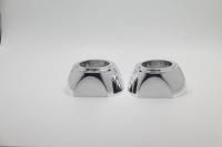 China S15 3 inch Bi Xenon Projector Shroud Silver Headlight Lens Cover for Car Lights Accessories for sale