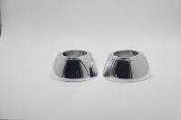 China S15 3 inch Bi Xenon Projector Shroud Silver Headlight Lens Cover for Car Lights Accessories for sale