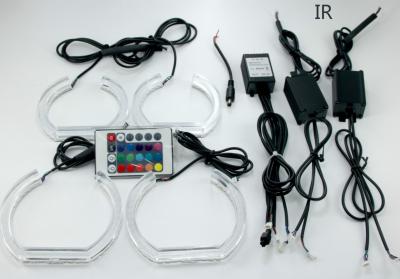 China Crystal LED Halo Rings Dual Color White Orange 12V for BMW Angel Eyes Projector for sale