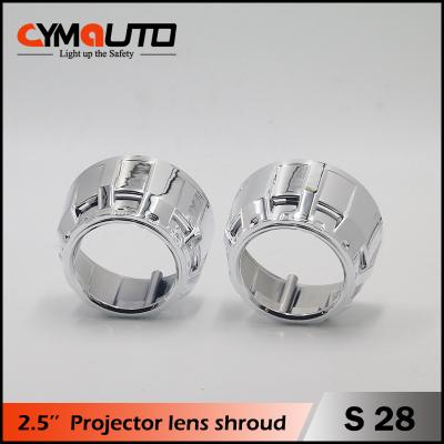 China 3 Inch Bi Xenon HID Projector Lens Cayenne Shroud S28 for Headlight Retrofit for sale