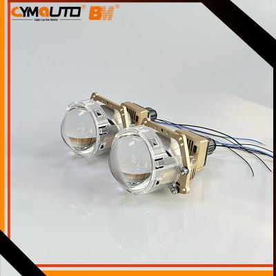 China 65W BI LED Projector Lens 3 Inch High Low Beam Car Upgrade Headlight 6000K for sale