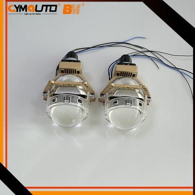 China 3.0 Inch Bi LED Car Projector Lens 52W 62W Universal Headlight Lens H7 H4 9005 for sale